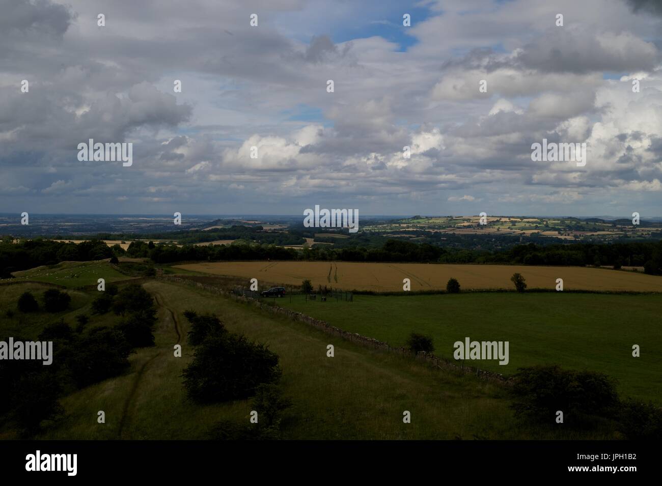 Cotswolds, view from broadway tower Stock Photo - Alamy