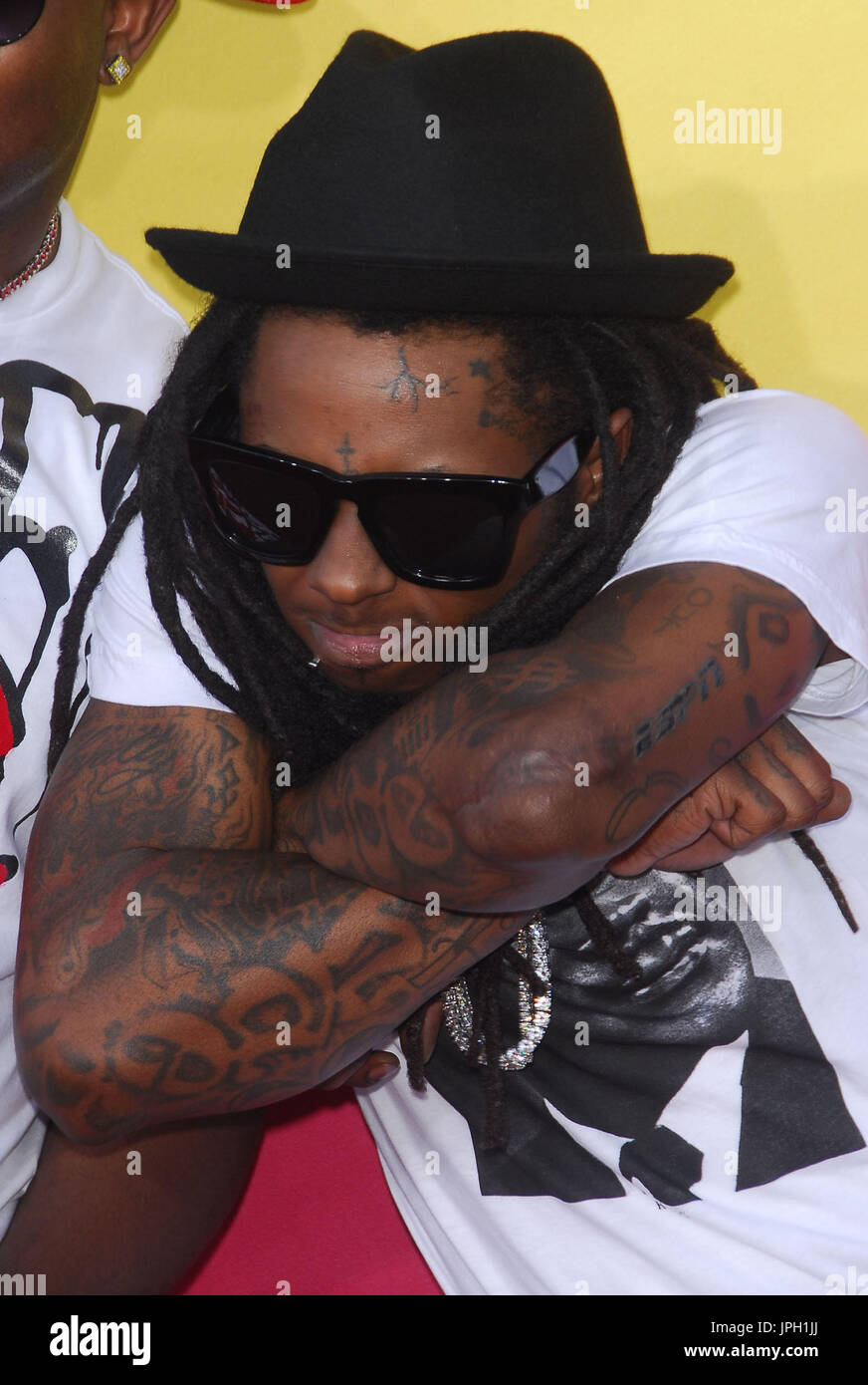 Lil' Wayne at the 2008 MTV Video Music Awards held at the Paramount ...