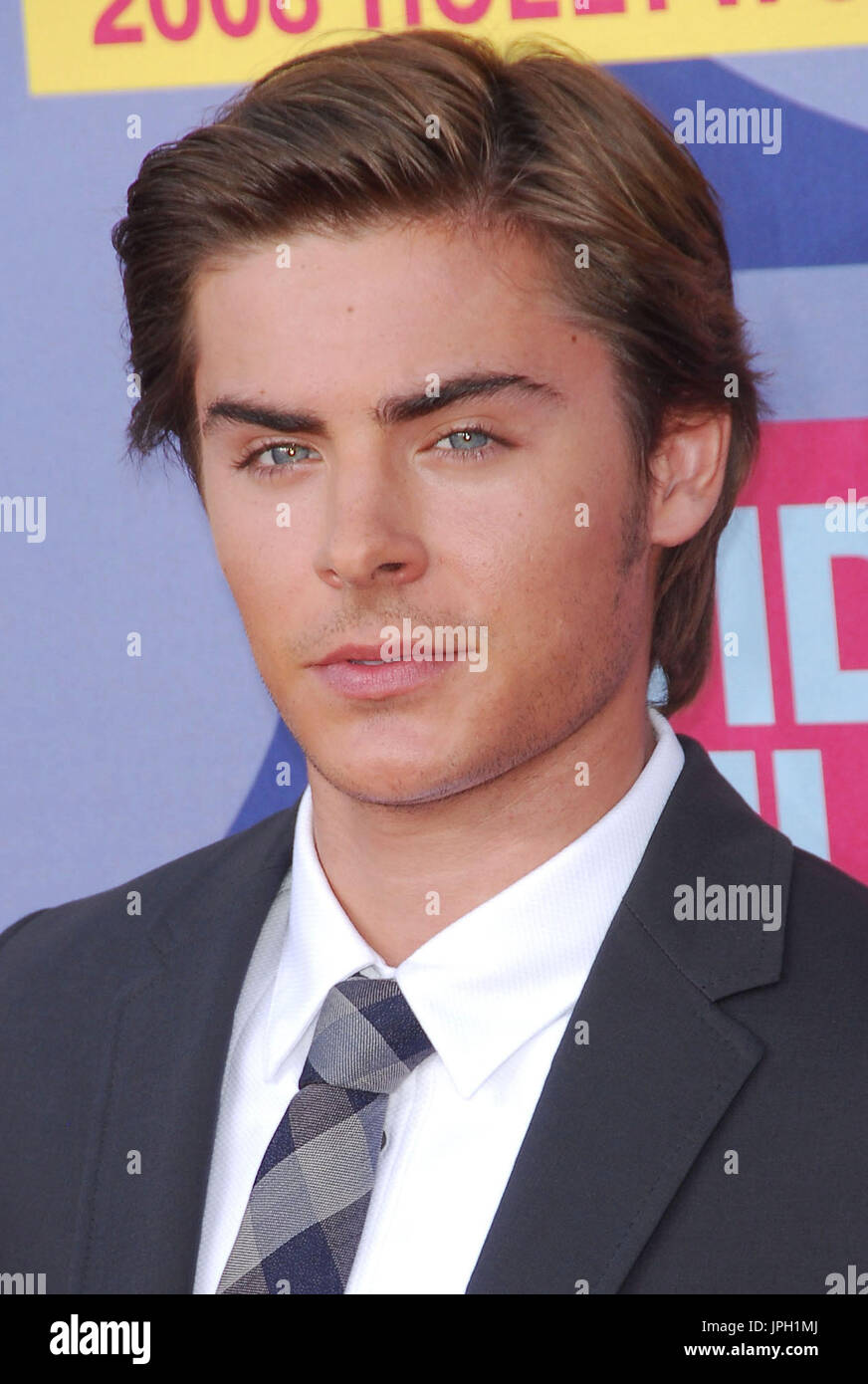 Zac Efron at the 2008 MTV Video Music Awards held at the Paramount ...