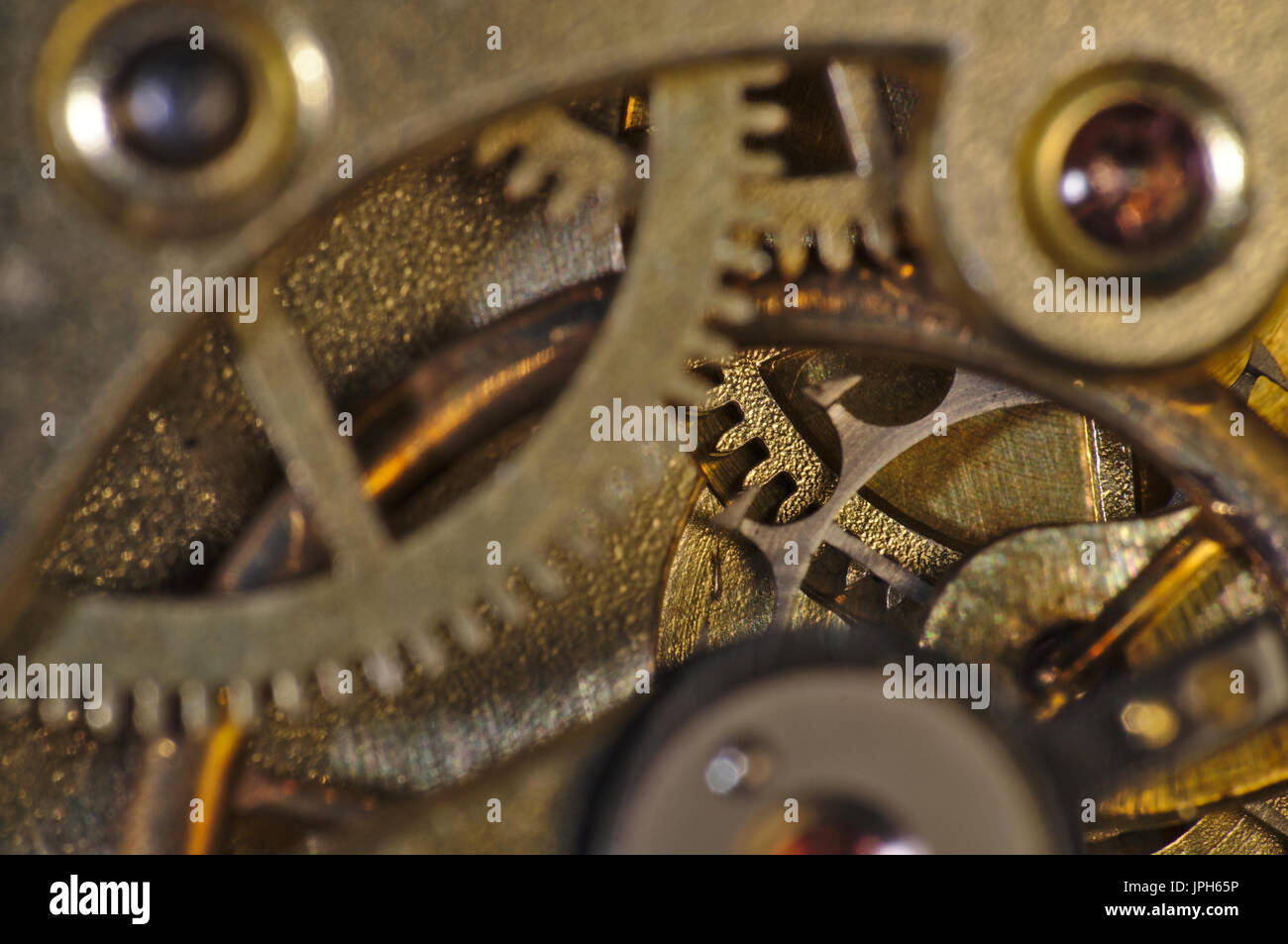 Antique Pocket Watch Mechanism. Steampunk and industrial theme Stock ...