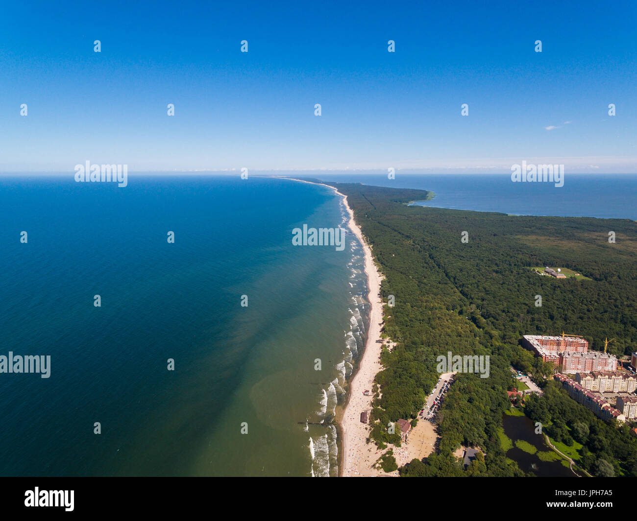 Curonian spit aerial hi-res stock photography and images - Alamy