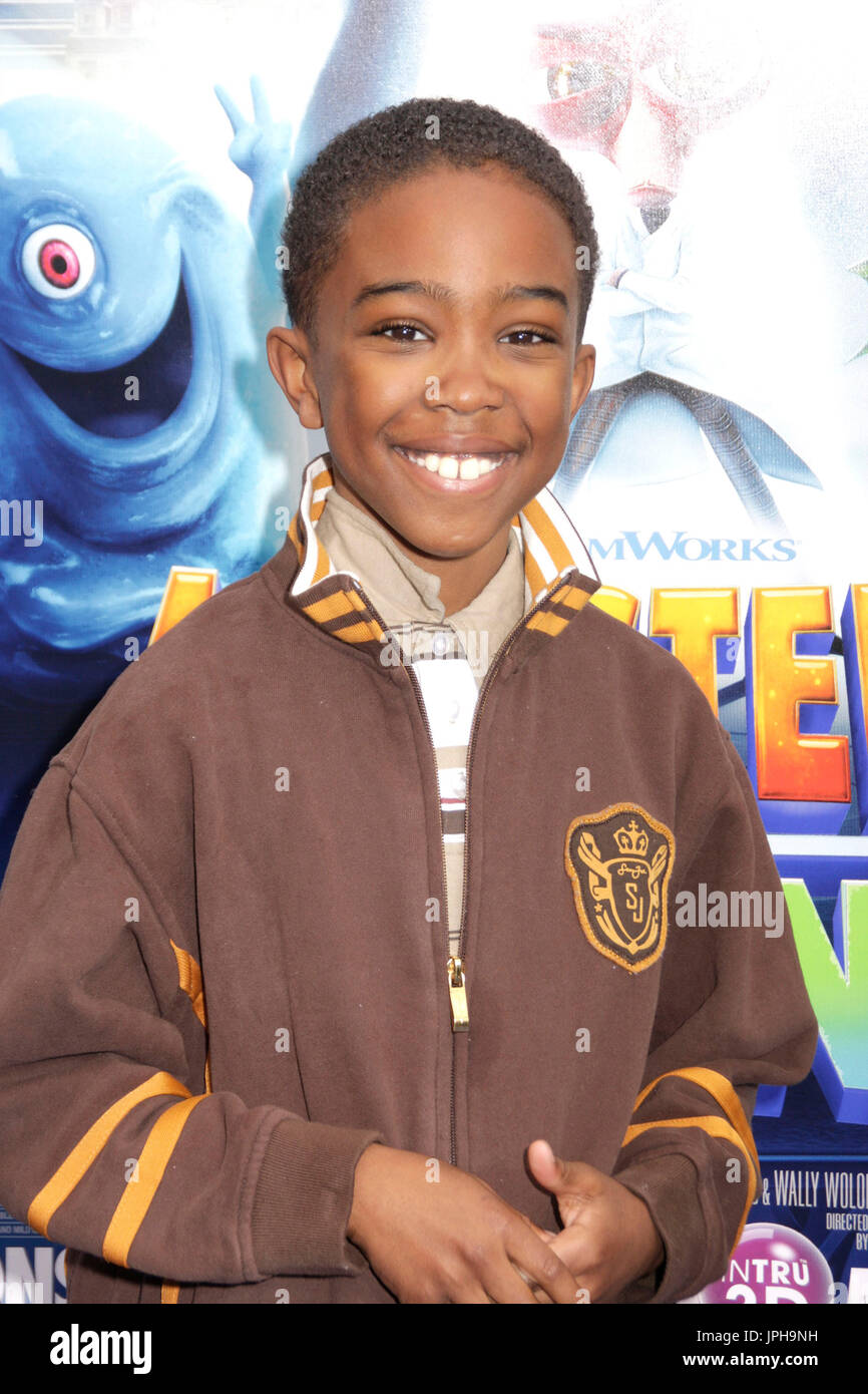 Khamani Griffin at the Los Angeles Premiere of MONSTERS VS. ALIENS held ...