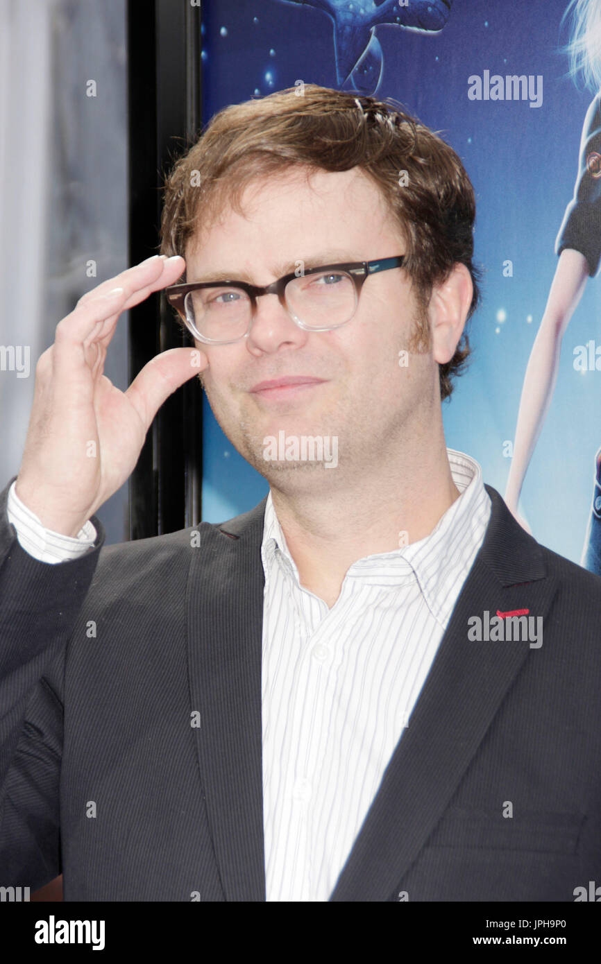 Rainn Wilson at the Los Angeles Premiere of MONSTERS VS. ALIENS held at ...