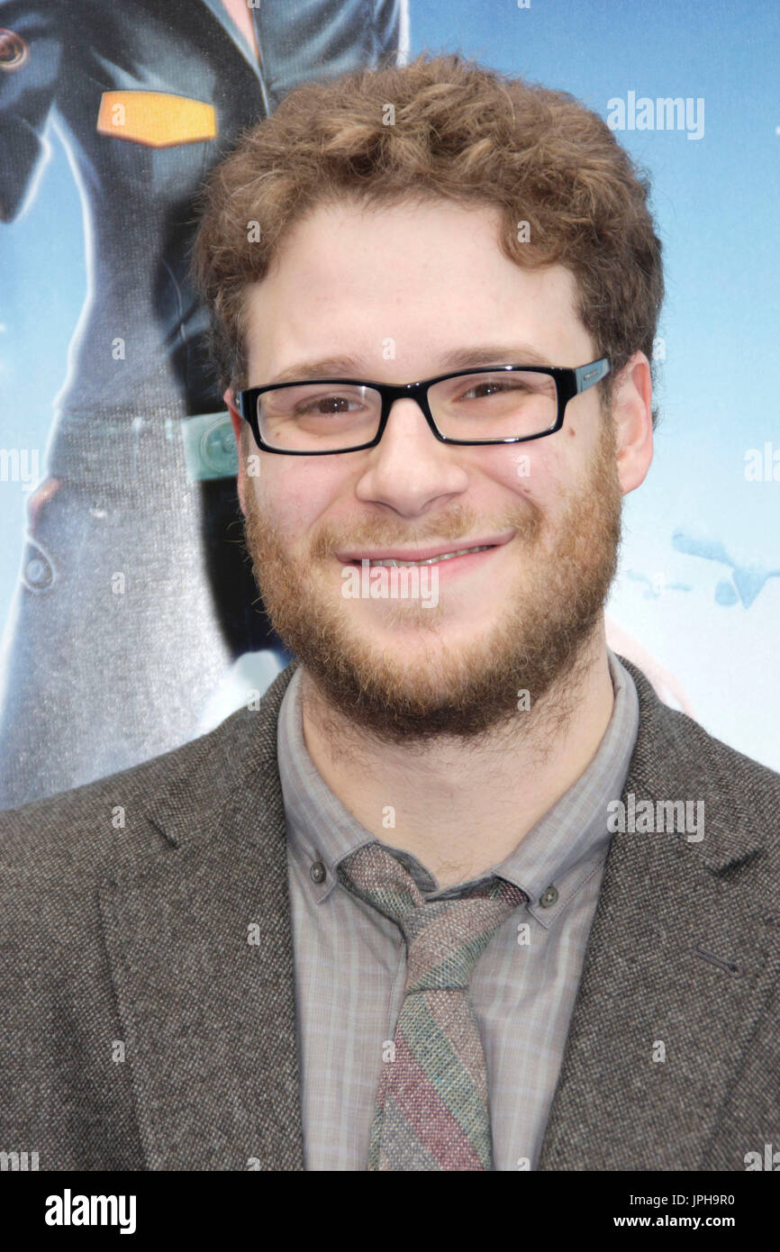 Seth Rogen at the Los Angeles Premiere of MONSTERS VS. ALIENS held at ...