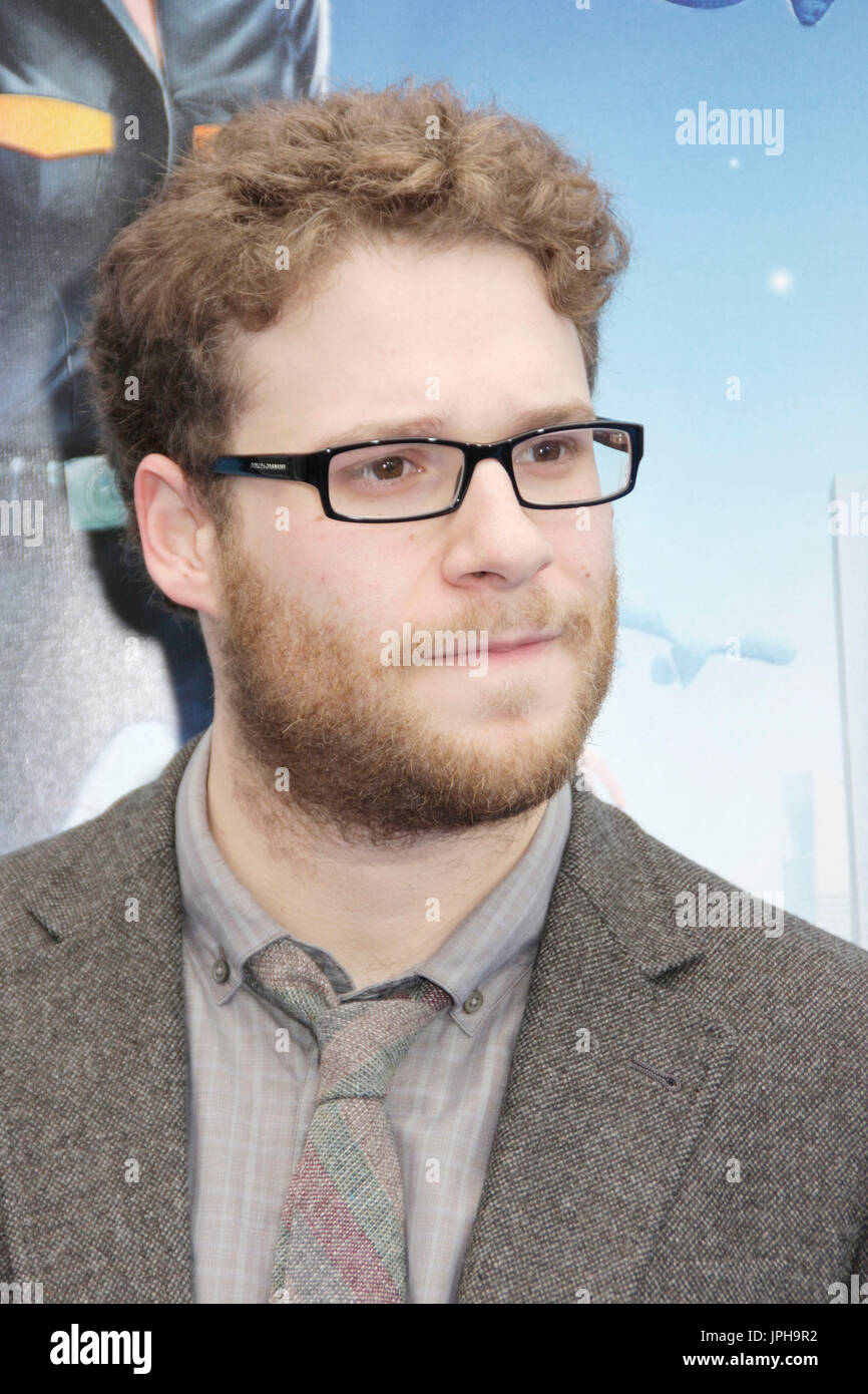Seth Rogen at the Los Angeles Premiere of MONSTERS VS. ALIENS held at ...