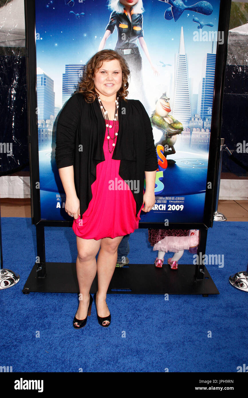 Chelsea Makela at the Los Angeles Premiere of MONSTERS VS. ALIENS held ...