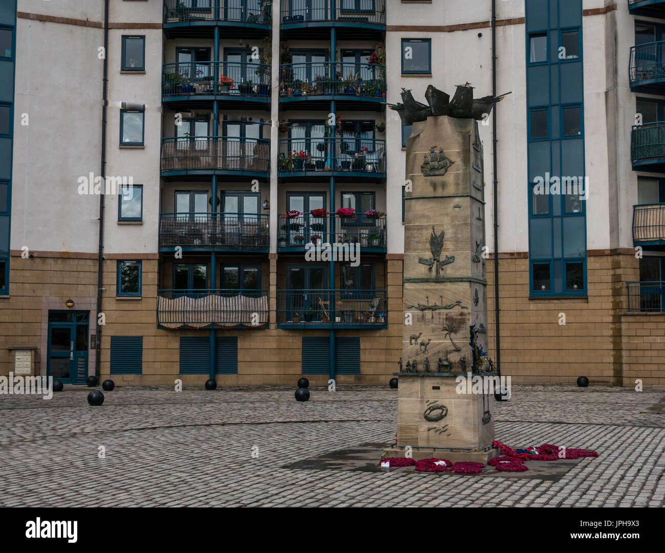 Scotland's Merchant Navy Memorial by sculptor Jill Watson cast at ...