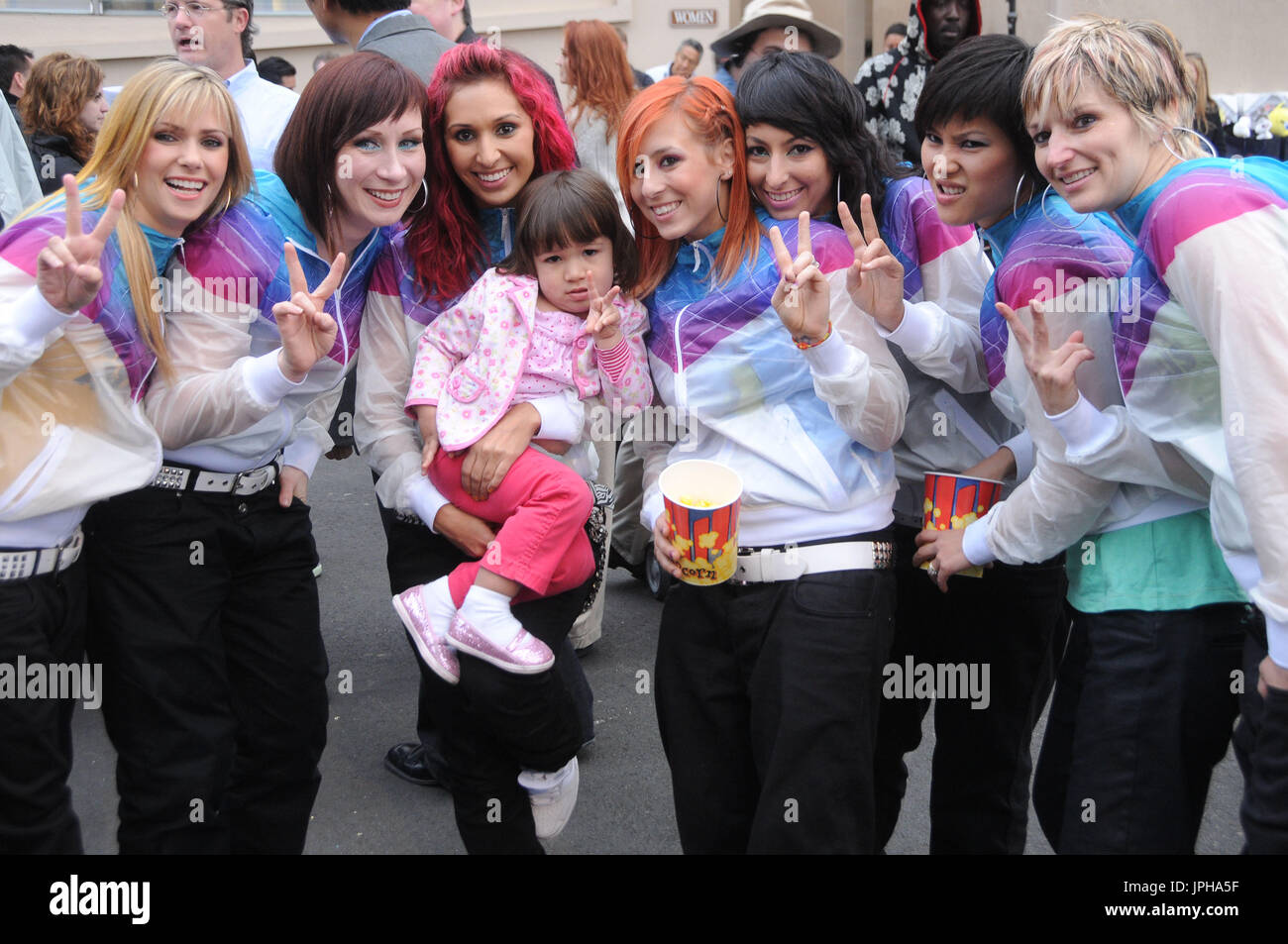 Beat Freaks & Kalia Kaukimoce at the Warner Bros. Animation Billboard ...