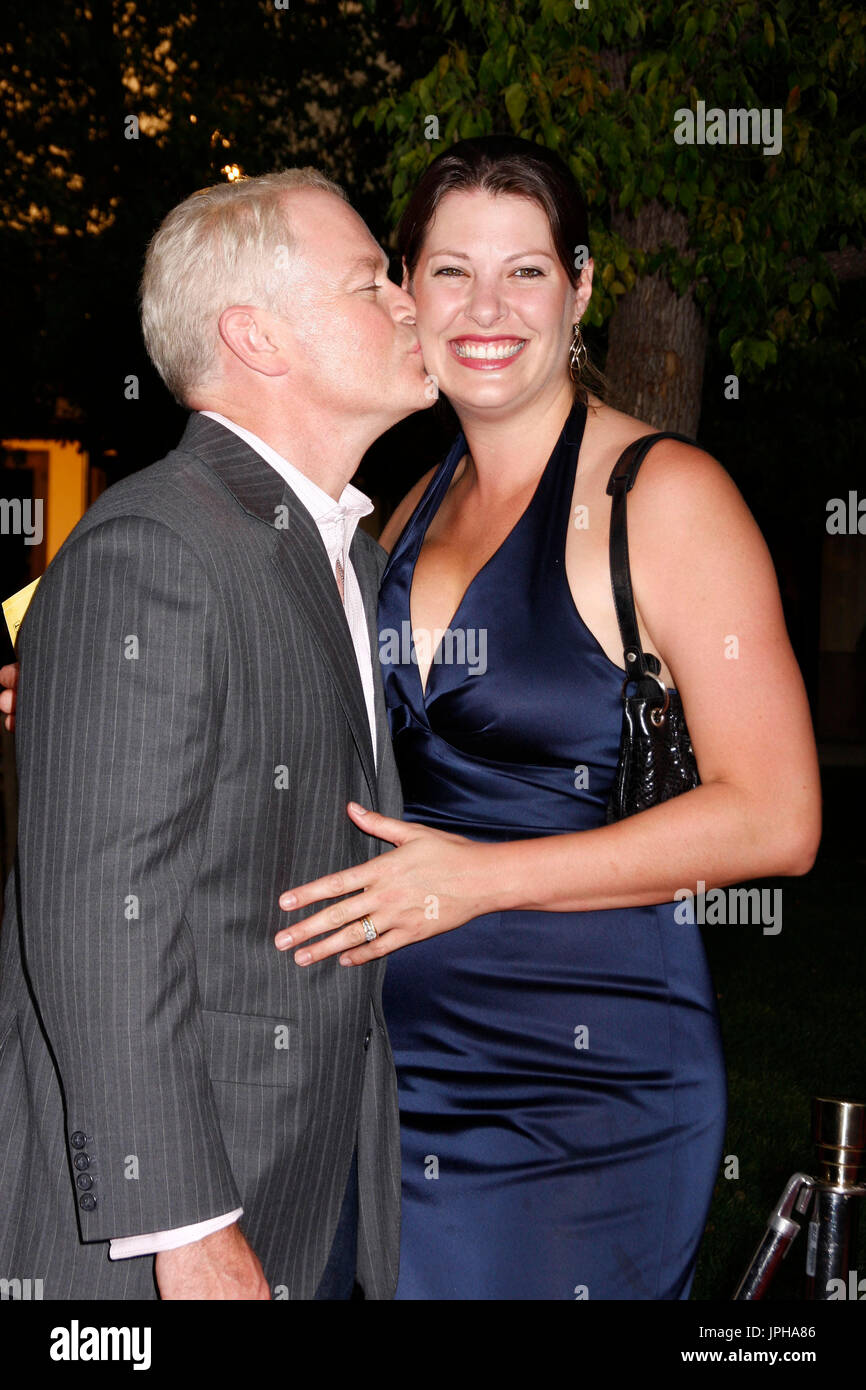 Neal McDonough and Ruve Robertson at the Los Angeles Premiere of THE ...