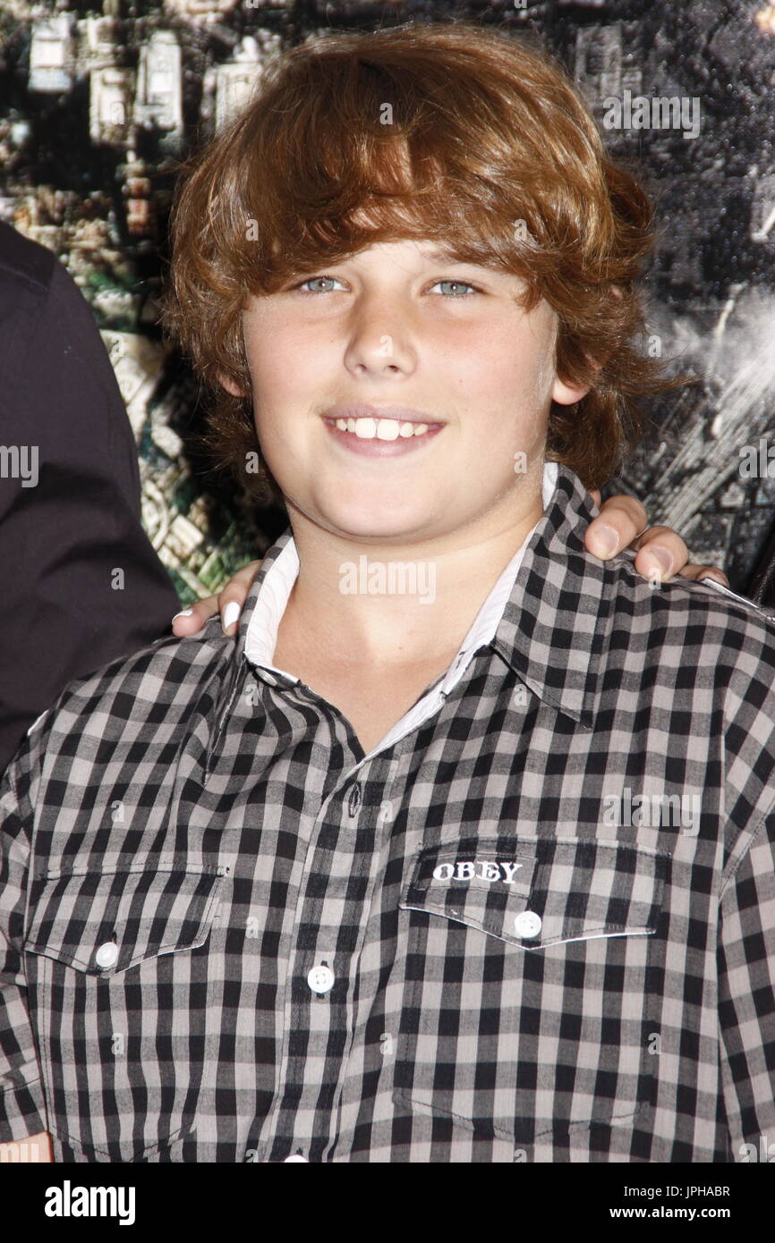 Christopher Schwarzenegger at the Los Angeles Premiere of TERMINATOR ...