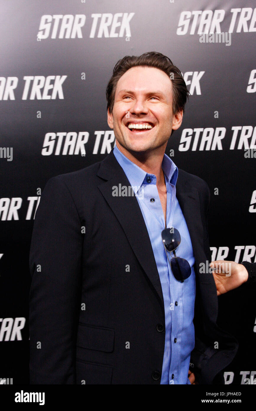Christian Slater at the Los Angeles Premiere of STAR TREK held at the ...