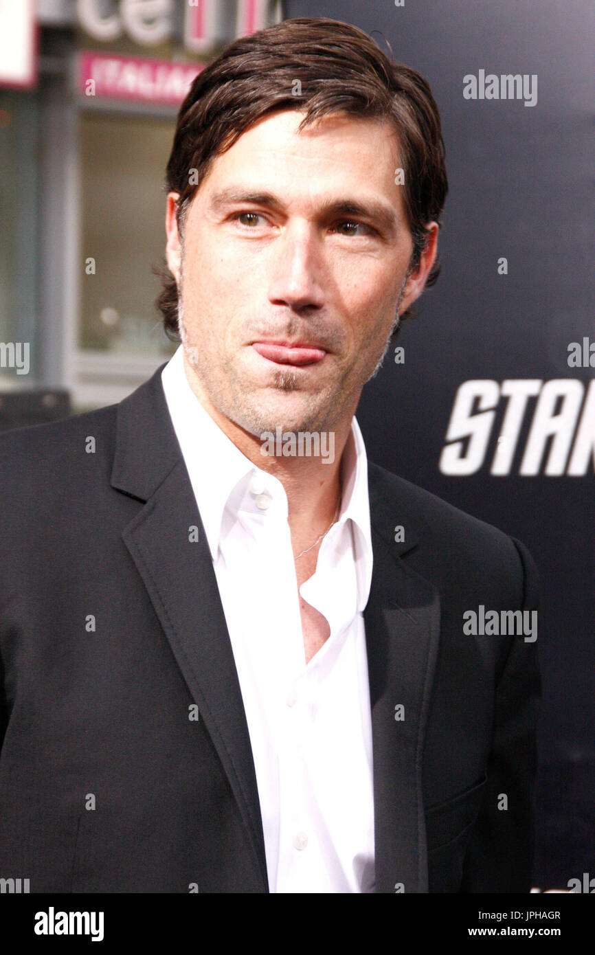 Matthew Fox at the Los Angeles Premiere of STAR TREK held at the ...