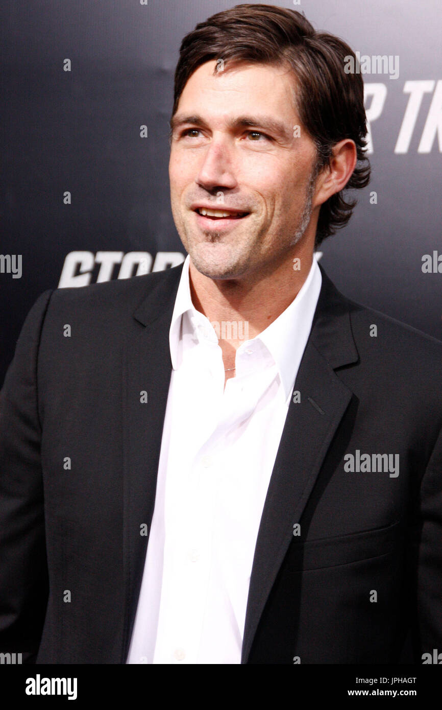 Matthew Fox at the Los Angeles Premiere of STAR TREK held at the ...