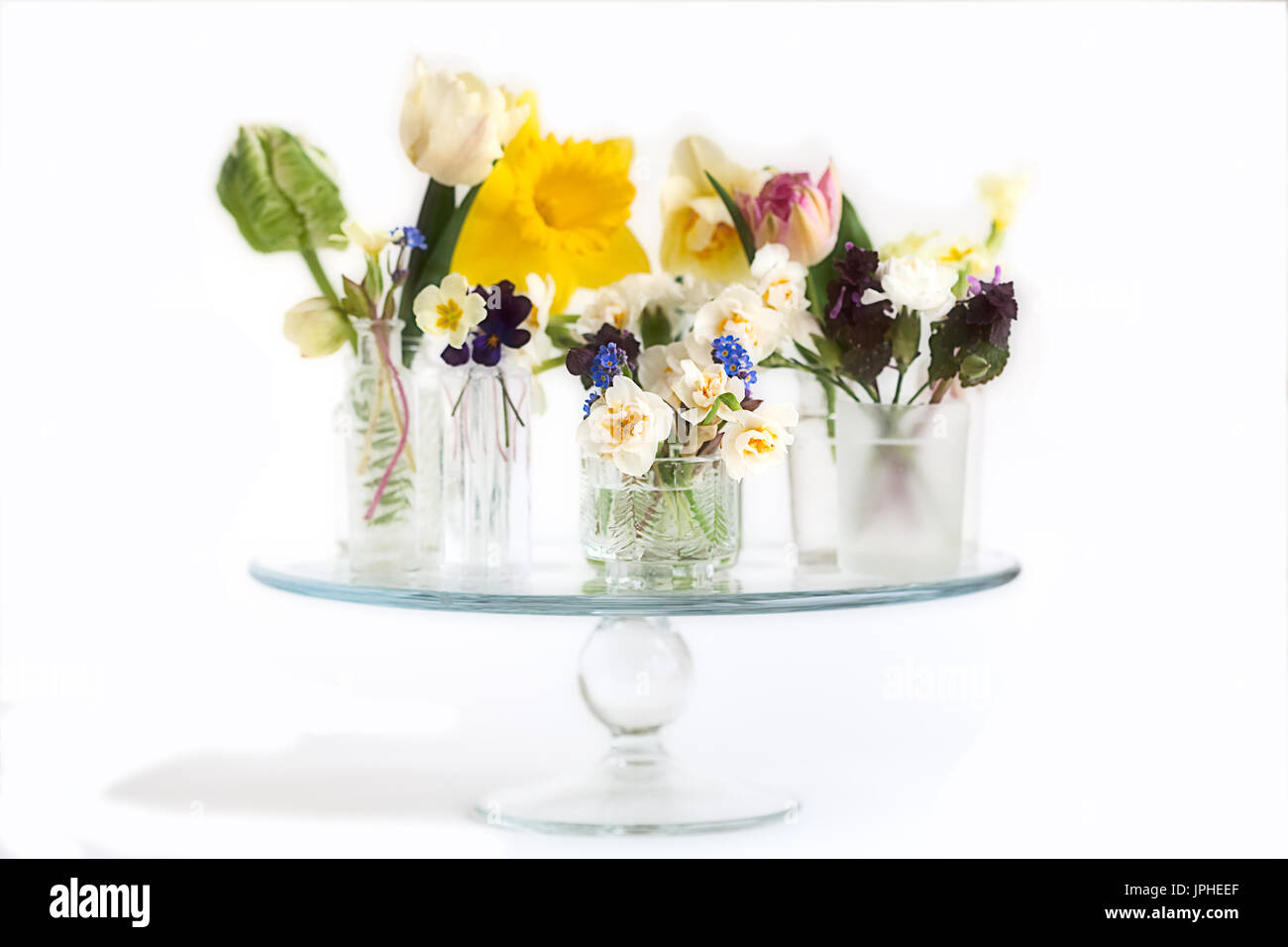 collection of Spring cut flowers Stock Photo - Alamy