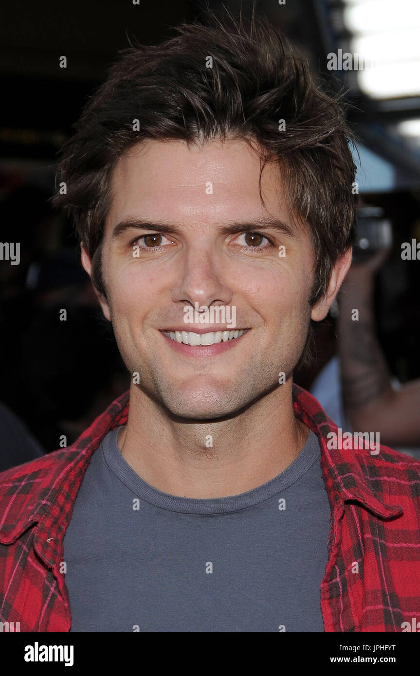 Adam Scott at the Los Angeles Screening of "Paper Heart" held at The ...
