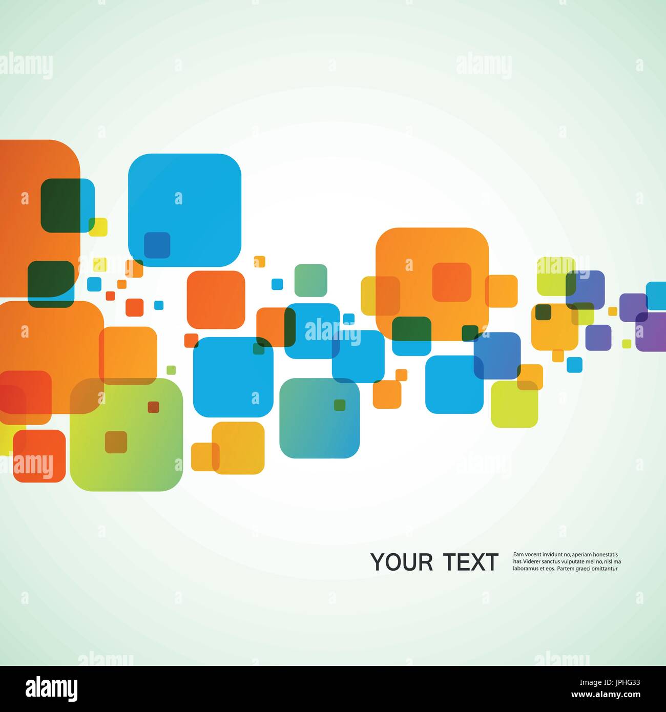 abstract bright squares on a white background Stock Vector Image & Art ...