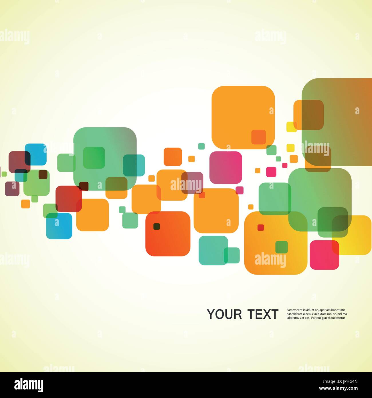 abstract bright squares on a white background Stock Vector Image & Art ...