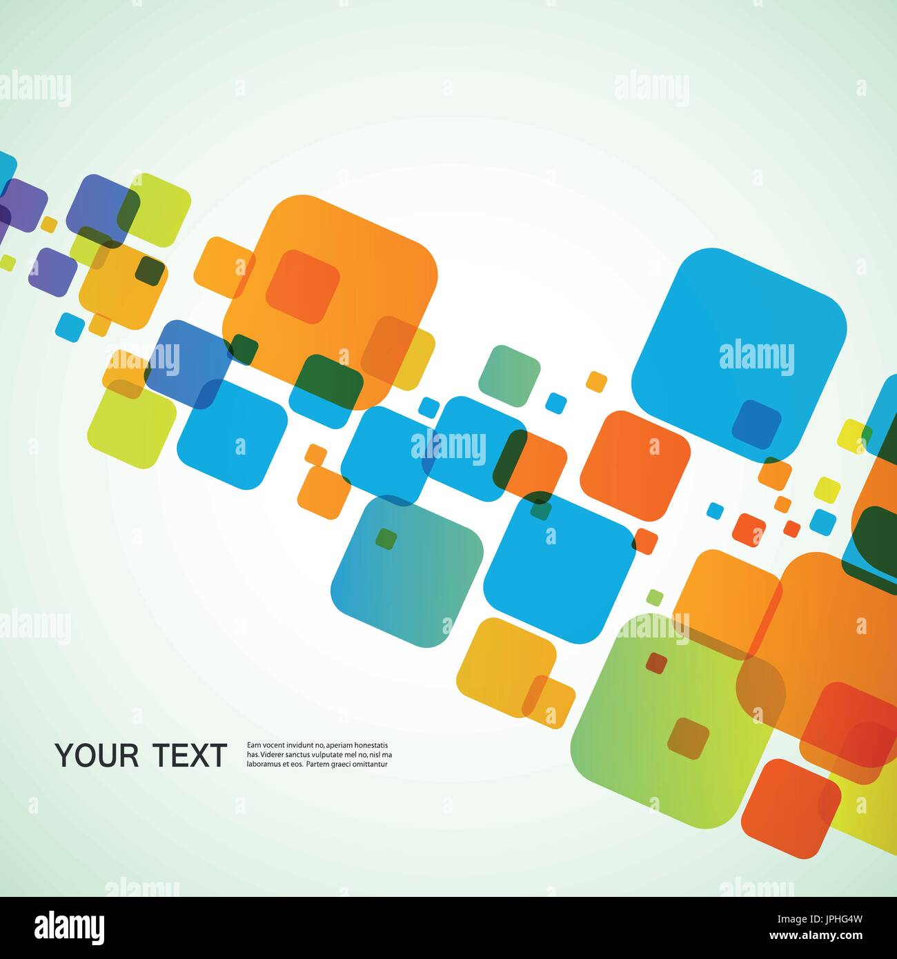 abstract bright squares on a white background Stock Vector Image & Art ...