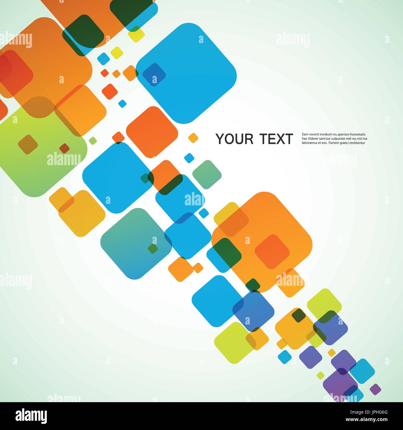 abstract bright squares on a white background Stock Vector Image & Art ...