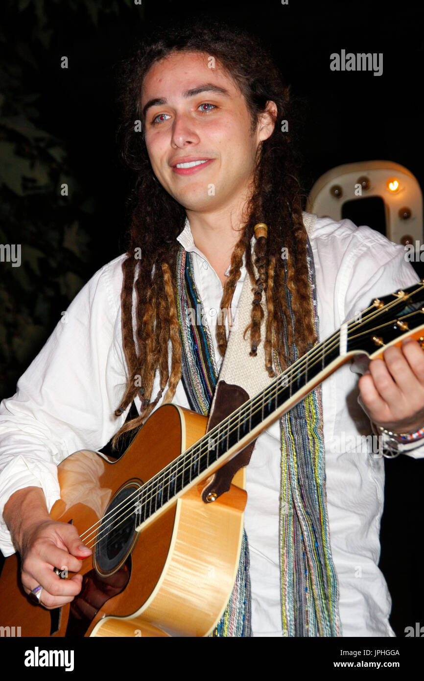 Jason Castro performs at The Summer Concert Series at The Grove held at ...