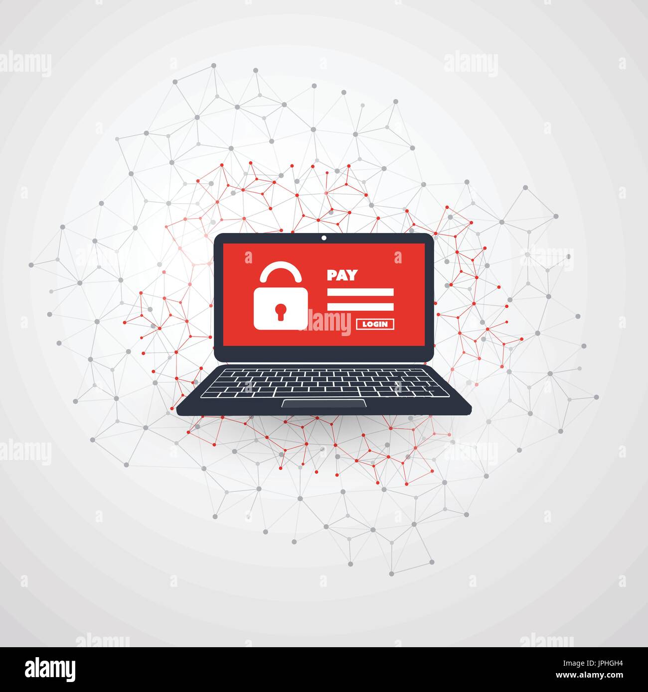 Locked computer screen with ransomware hi-res stock photography and ...