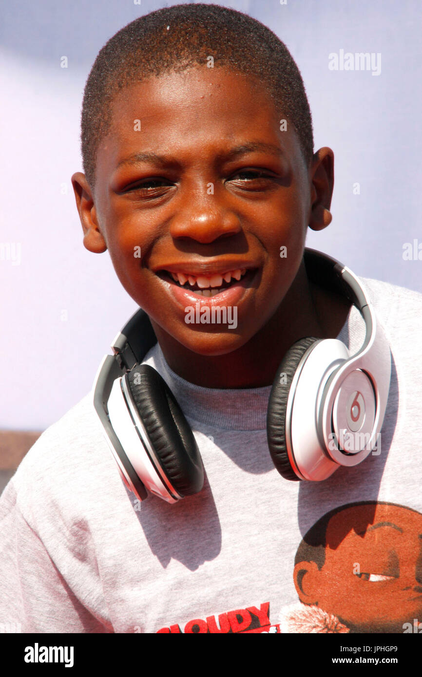 Bobb'e J. Thompson at the premiere of CLOUDY WITH A CHANCE OF MEATBALLS ...
