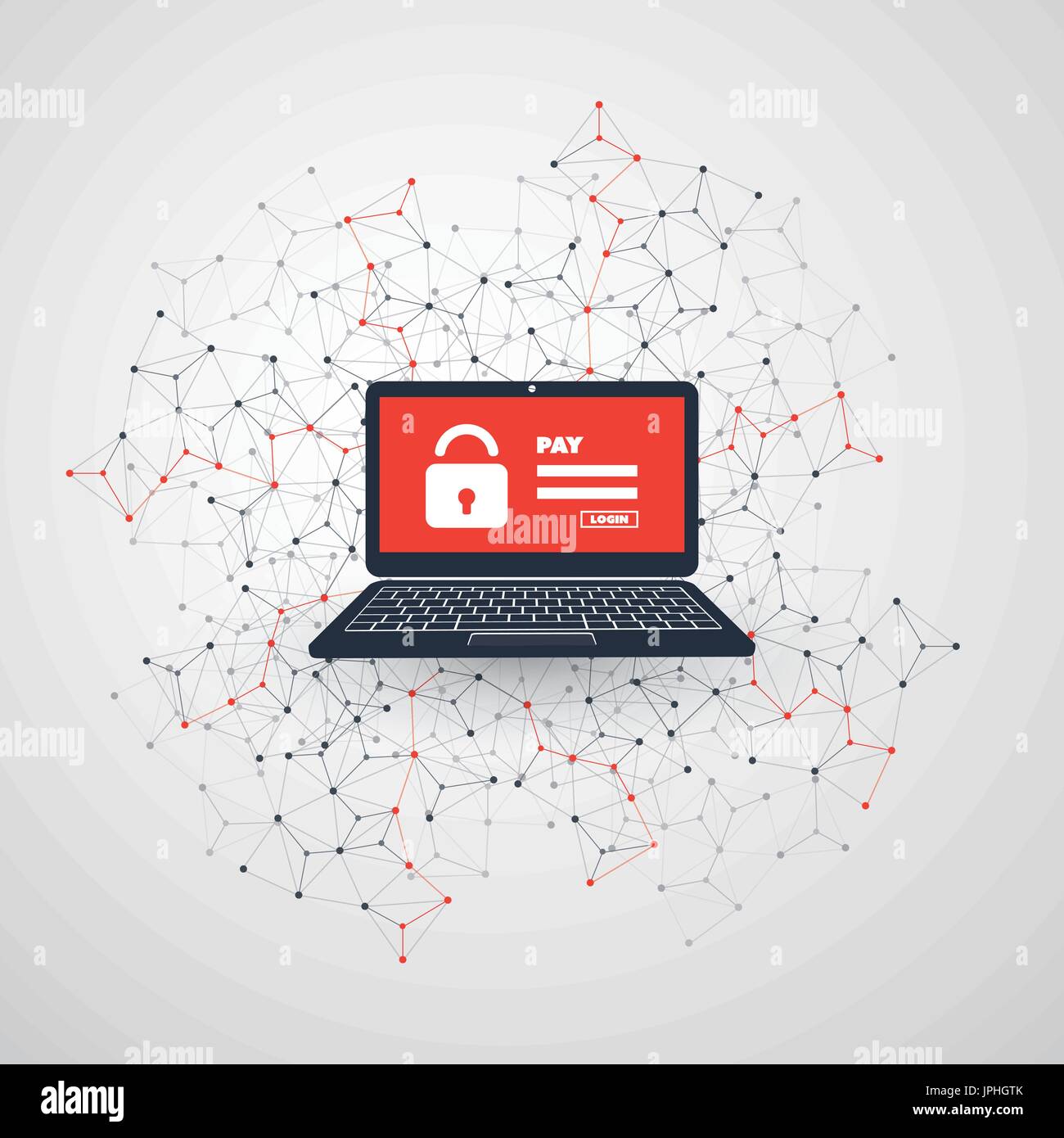 Locked computer screen with ransomware hi-res stock photography and ...