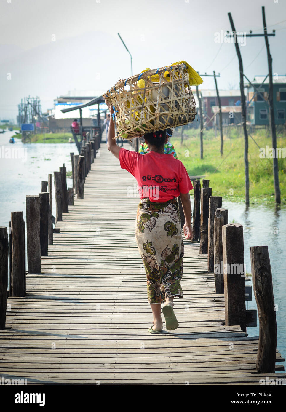 Famous wooden bridge located hi-res stock photography and images - Alamy