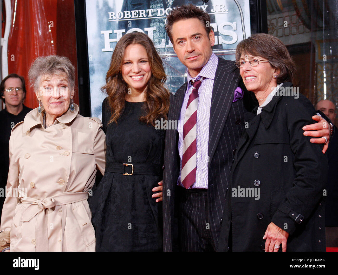 Elsie Downey, Susan Downey, Robert Downey Jr and Susan's mother at the ...