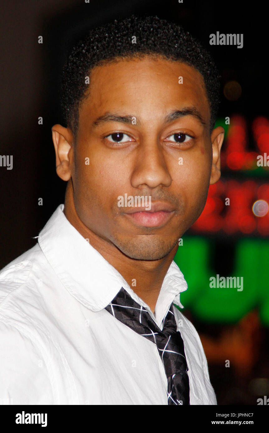 Brandon T Jackson at the Los Angeles Premiere of BOOK OF ELI held at ...