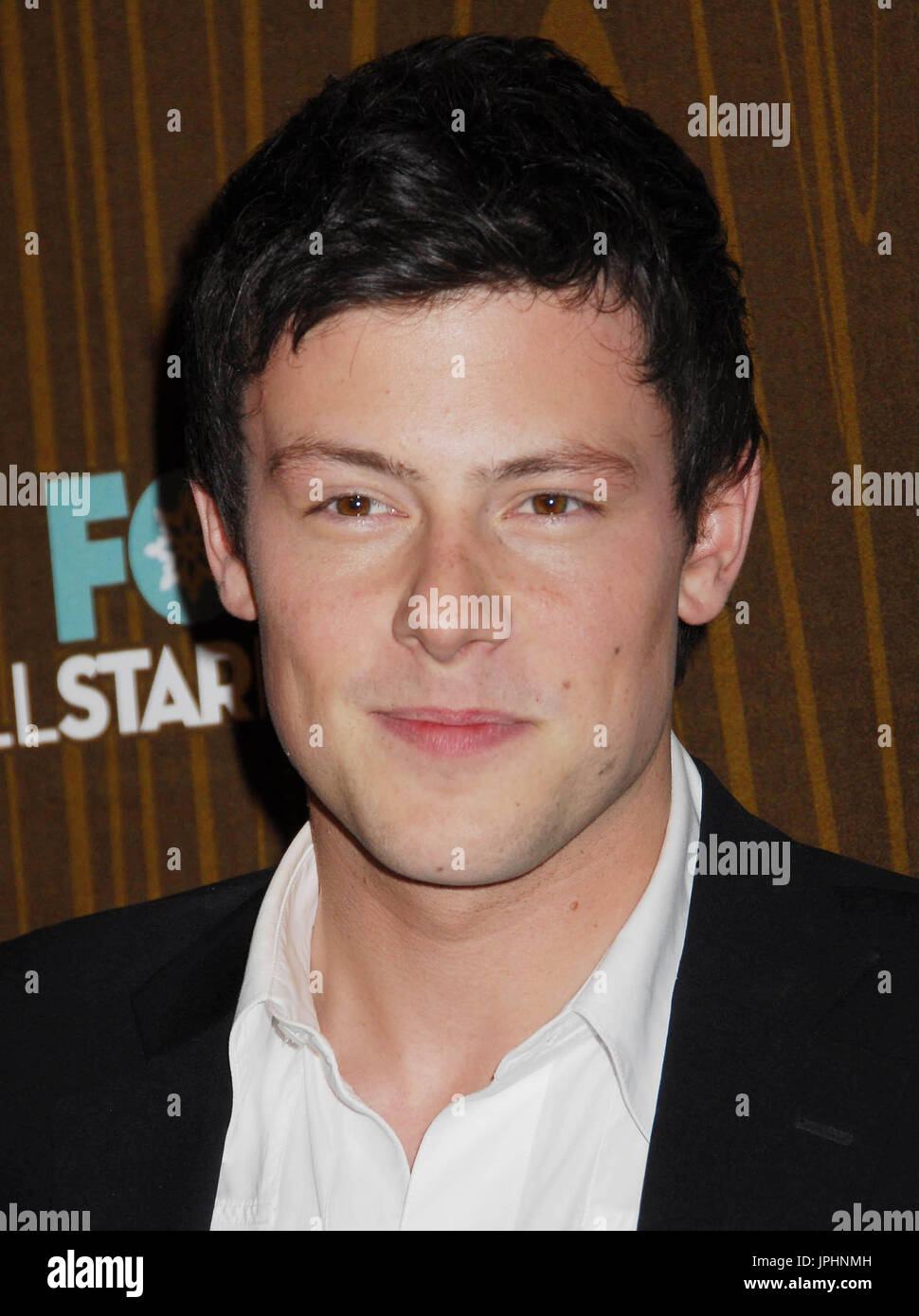 Cory Monteith of GLEE at the FOX All Star Party held at the Villa ...