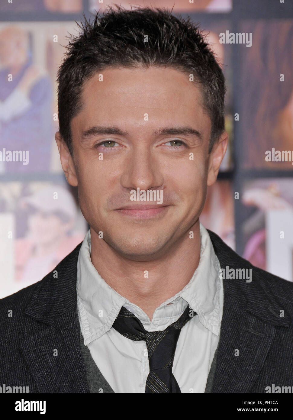 Topher Grace at the World Premiere of "Valentine's Day" held at the ...