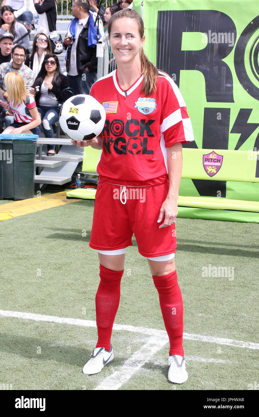 Brandi Chastain at the MTV Tr3s Rock N' Gol TV special taping held at ...
