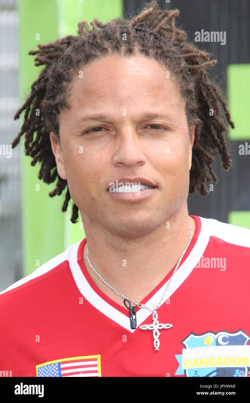 Cobi Jones at the MTV Tr3s Rock N' Gol TV special taping held at the ...