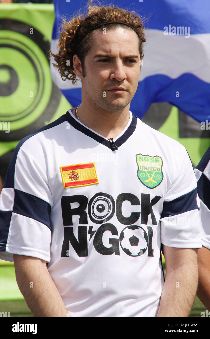 David Bisbal at the MTV Tr3s Rock N' Gol TV special taping held at the ...