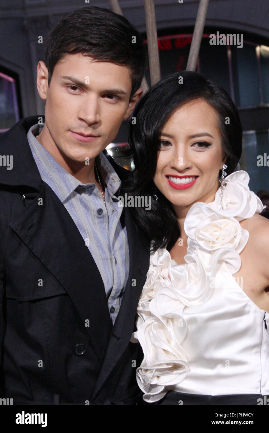 Alex Meraz and Kim Meraz at the Los Angeles Premiere of CLASH OF THE ...