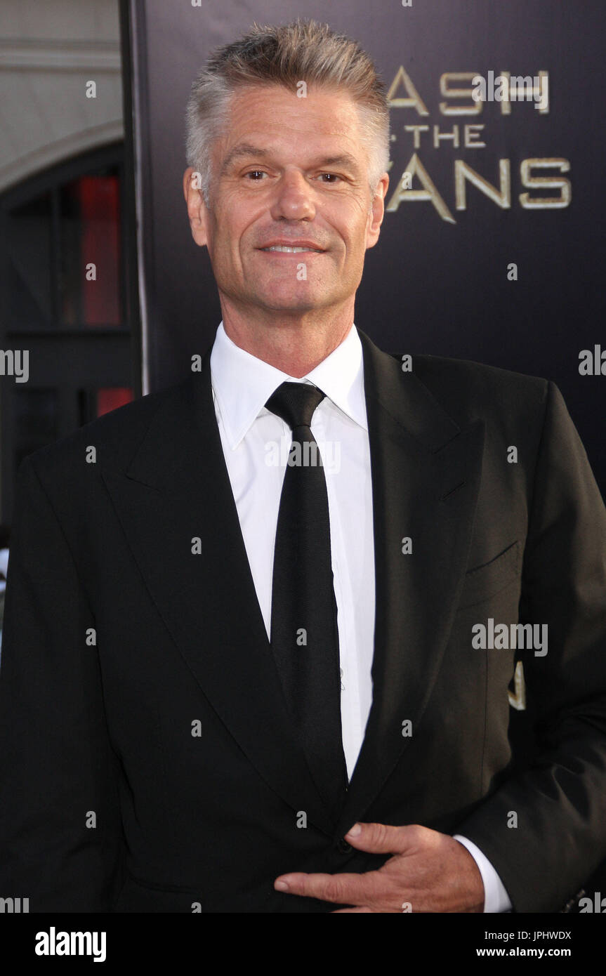 Harry Hamlin at the Los Angeles Premiere of CLASH OF THE TITANS held at ...
