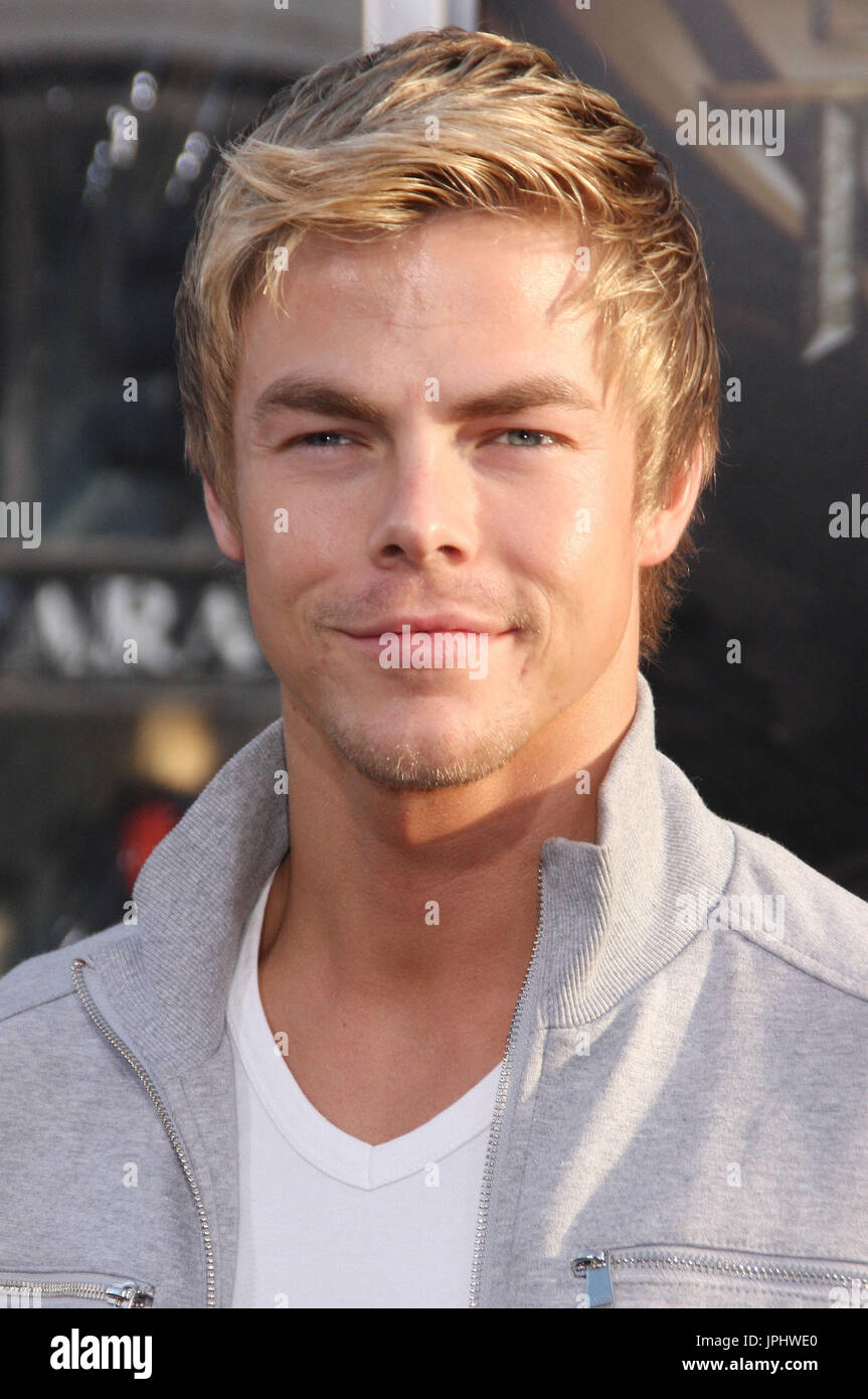 Derek Hough at the Los Angeles Premiere of CLASH OF THE TITANS held at ...
