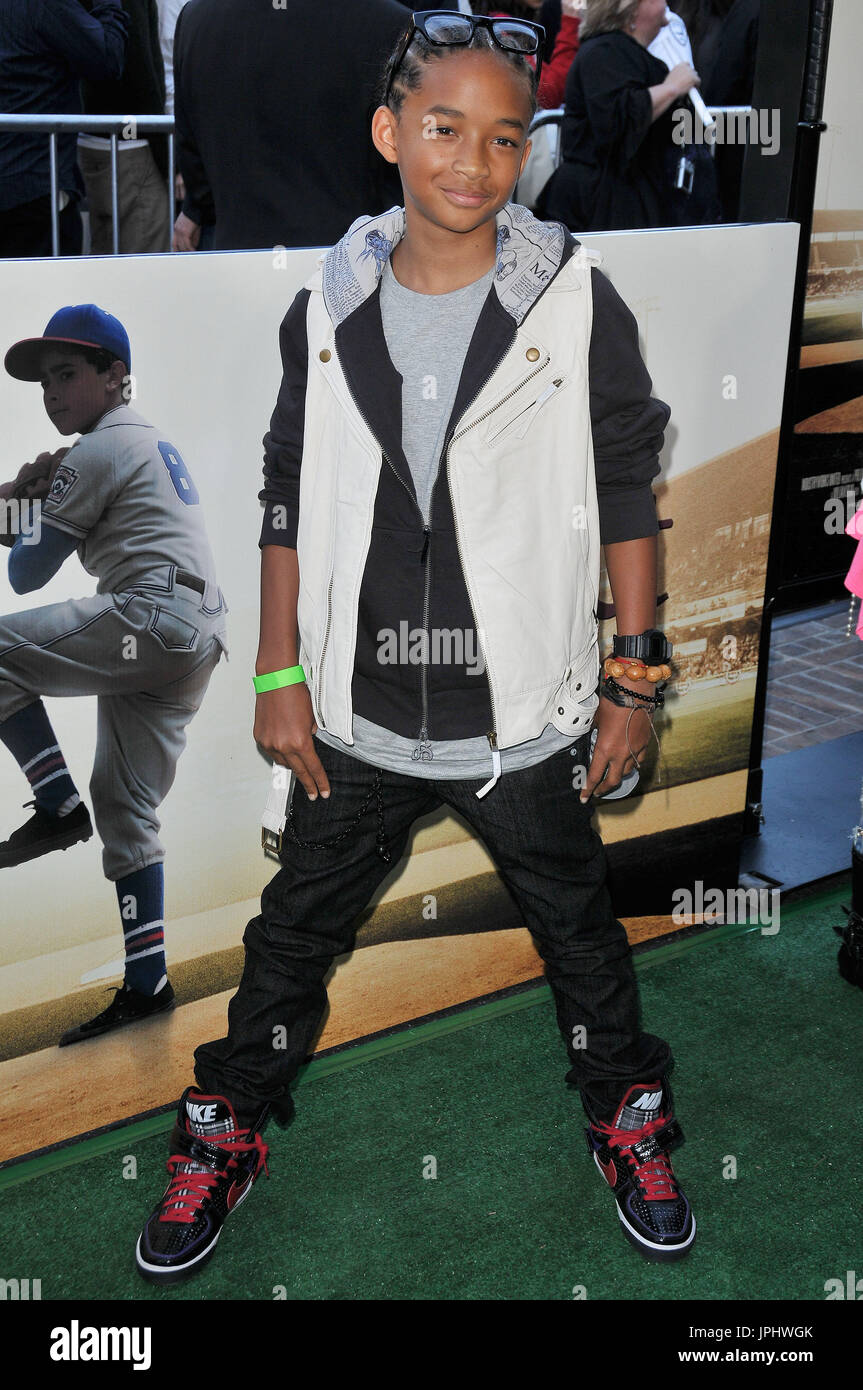 Jaden Smith at the Los Angeles Premiere of "The Perfect Game" held at ...