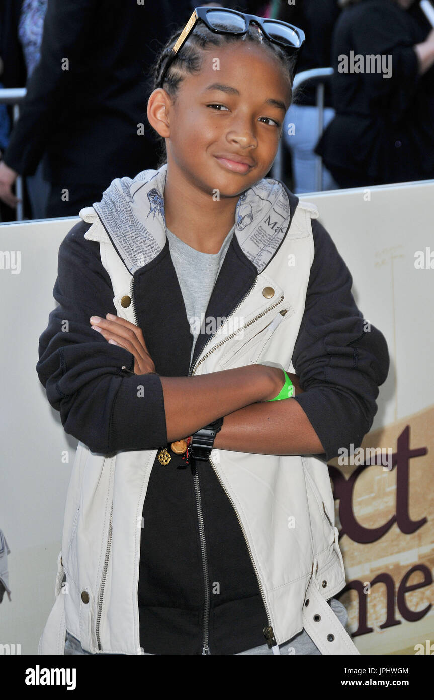 Jaden Smith at the Los Angeles Premiere of "The Perfect Game" held at The Grove in Los Angeles ...