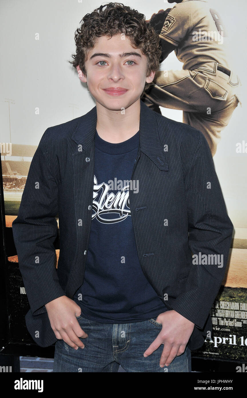Ryan Ochoa at the Los Angeles Premiere of "The Perfect Game" held at ...