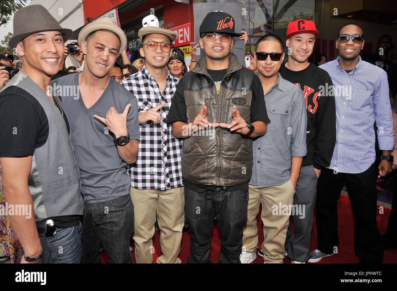 Jabbawockeez at the Jabbawockeez Milkshake Launch At Millions Of ...