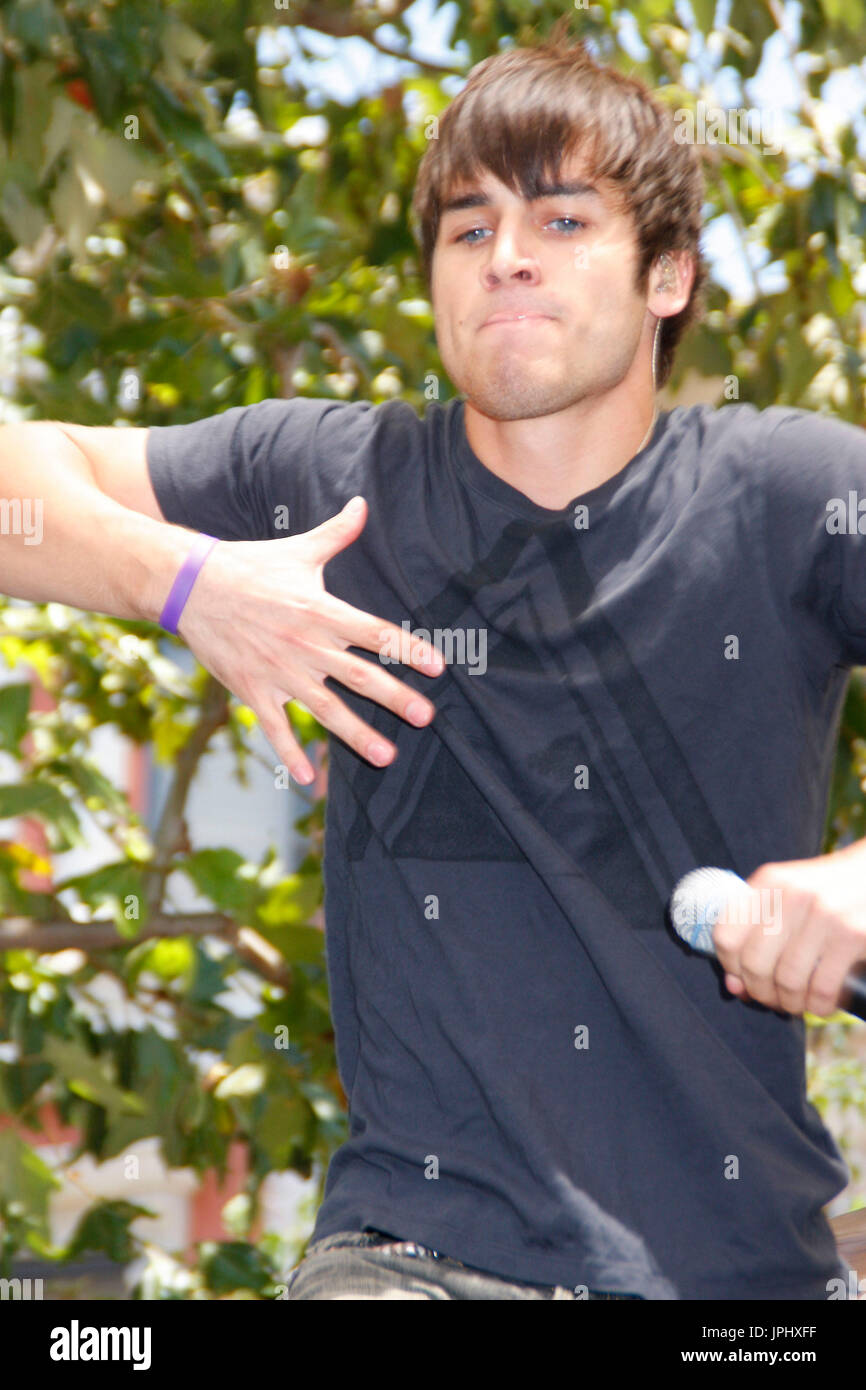 Jared Murillo of V Factory performs at the ASHLEY TISDALE PROMOTIONAL ...