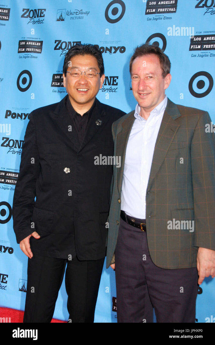 Koji Hoshino and Steve Alpert at the closing night gala of The Los ...