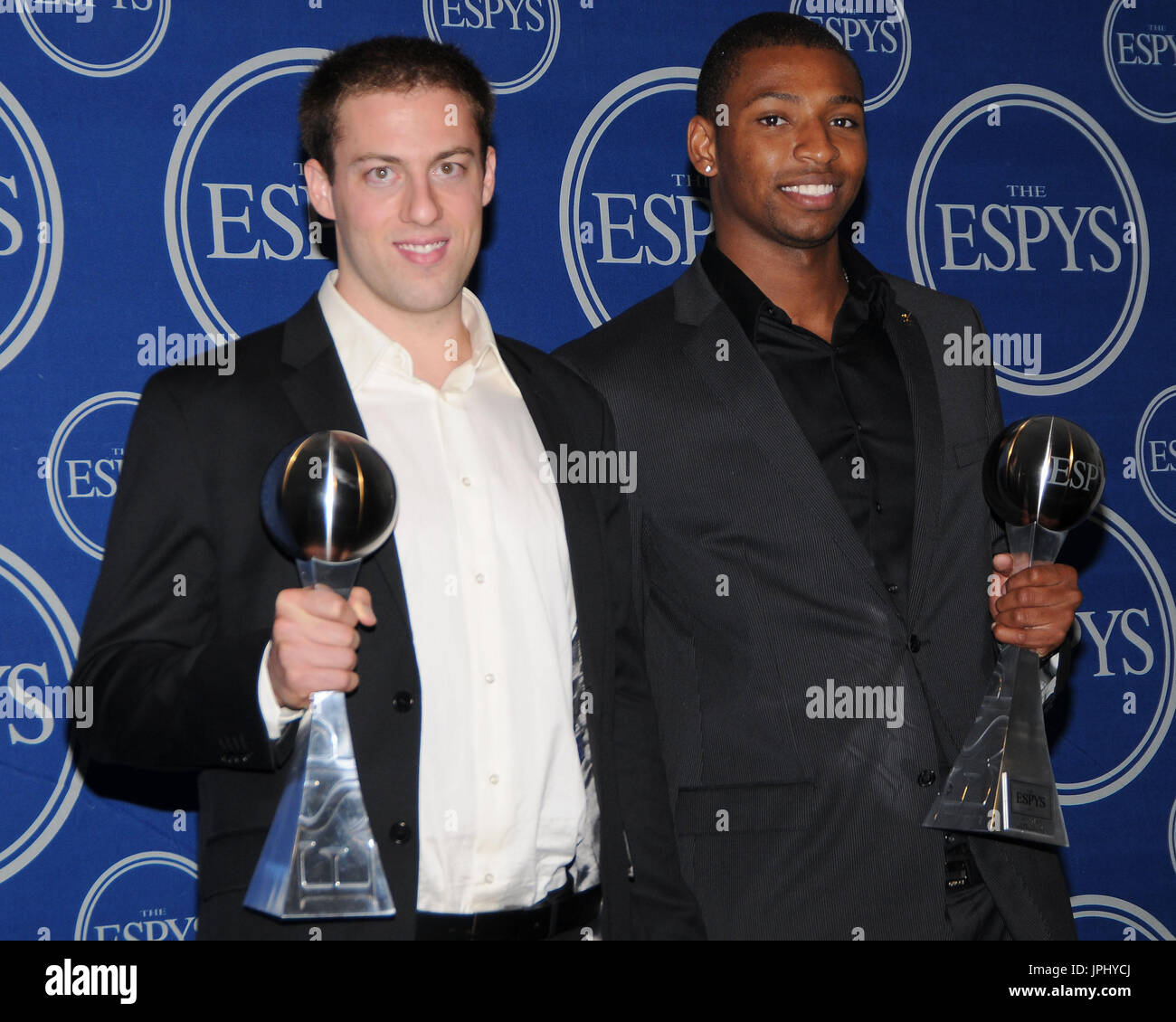 Swimmers Garrett Weber-Gale and Cullen Jones at the 17th Annual ESPY ...