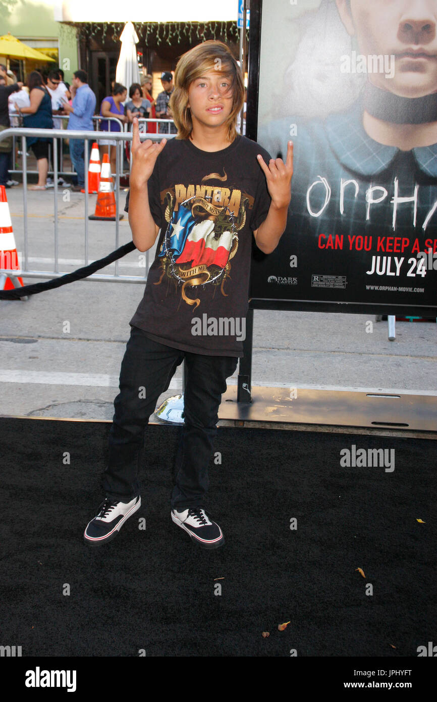 Jimmy Bennett at the Los Angeles Premiere of ORPHAN held at the Mann's ...