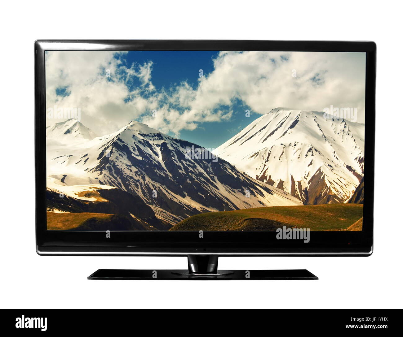 tv screen with landscape Stock Photo - Alamy