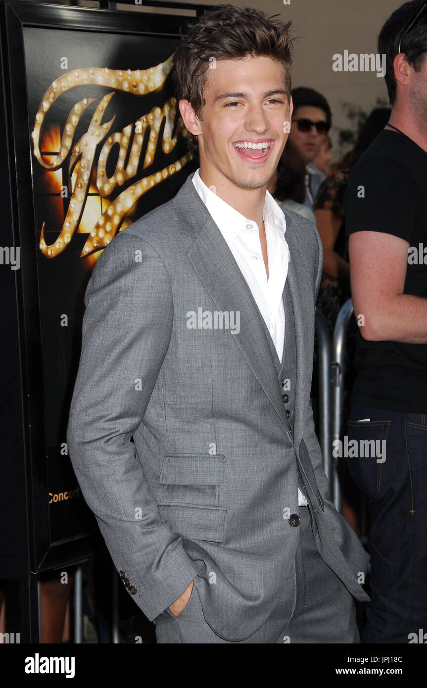 Asher Book at the Los Angeles Premiere of FAME held at The Grove in Los ...