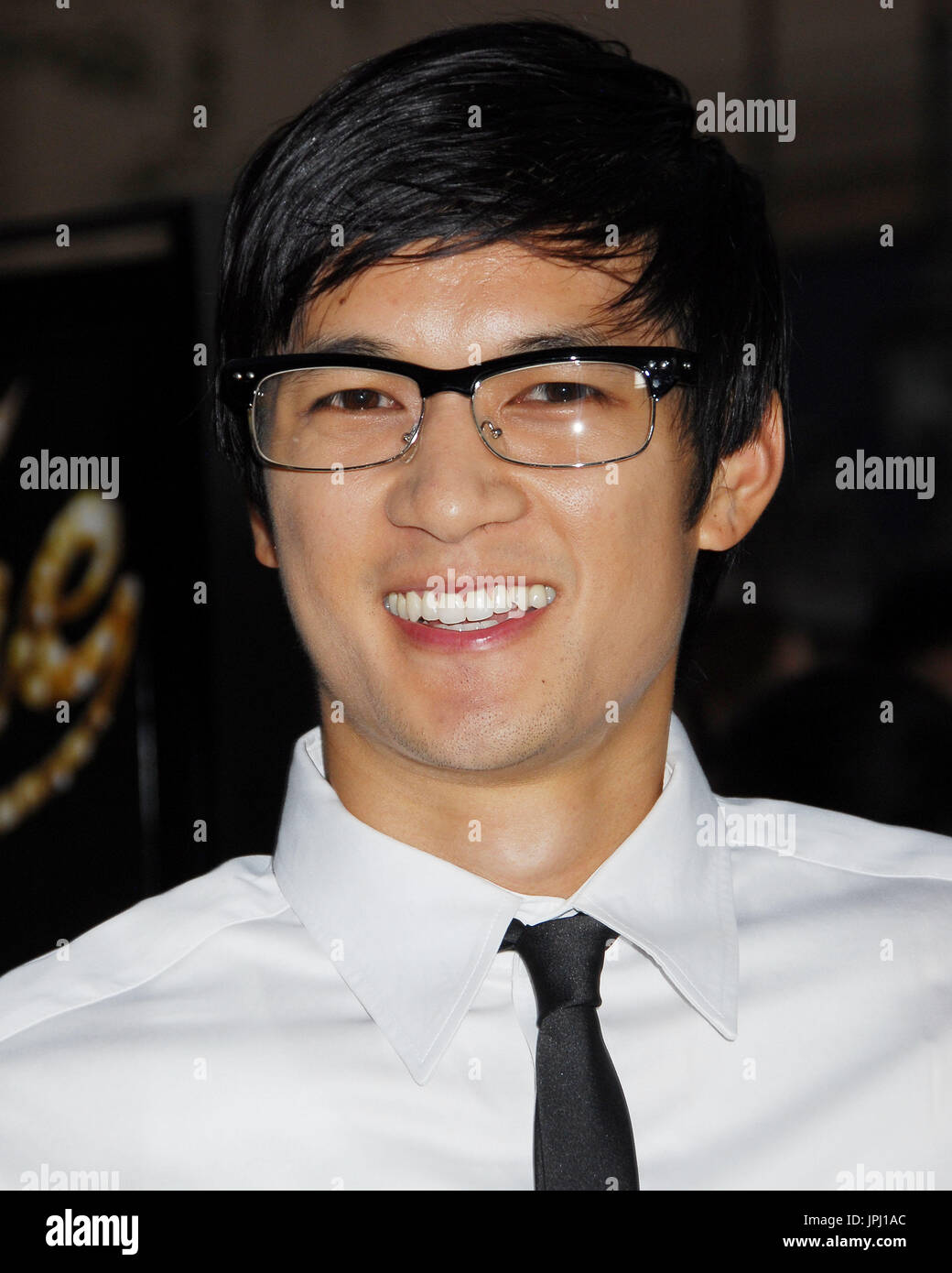 Harry Shum, Jr, at the Los Angeles Premiere of FAME held at The Grove ...