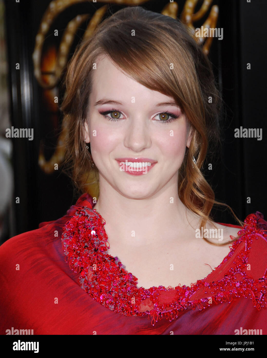 Kay Panabaker at the Los Angeles Premiere of FAME held at The Grove in ...